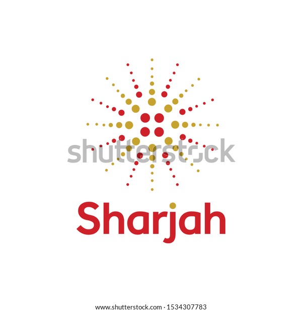 Sharjah Calligraphy Logo Arabic Official Logo Stock Vector (Royalty ...