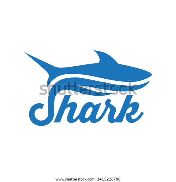 Shark Word Illustration Vector Stock Vector (Royalty Free) 1415226788 ...