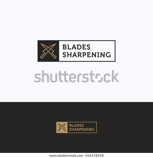 Sharpening Service Logo S Letter Sharpening Stock Vector (Royalty Free ...