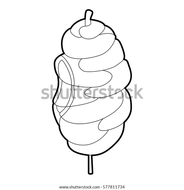 Shawarma Icon Outline Illustration Shawarma Vector Stock Vector ...