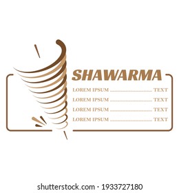 Vector Shawarma Restaurant Logo Food Logo Stock Vector (Royalty Free ...