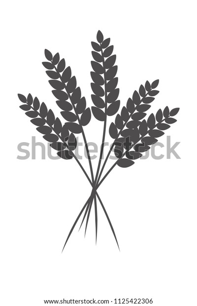 Sheaf Wheat Wheat Icon Grain Culture: เวกเตอร์สต็อก (ปลอดค่าลิขสิทธิ์ ...