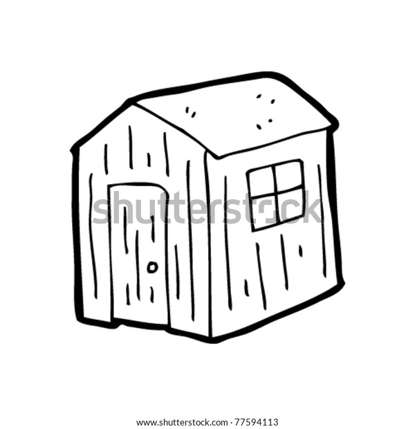 Shed Cartoon Stock Vector (Royalty Free) 77594113 | Shutterstock