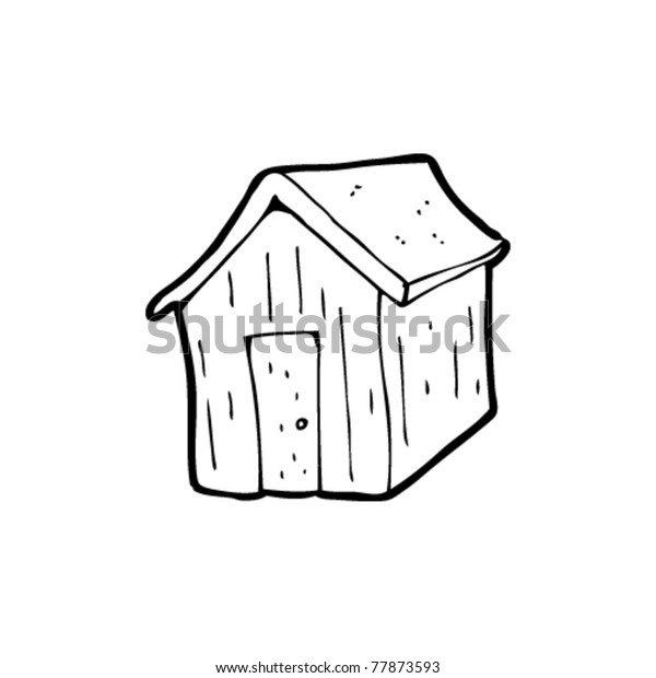 Shed Cartoon Stock Vector (Royalty Free) 77873593