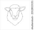 17+ Thousand Sheep Line Drawing Royalty-Free Images, Stock Photos ...