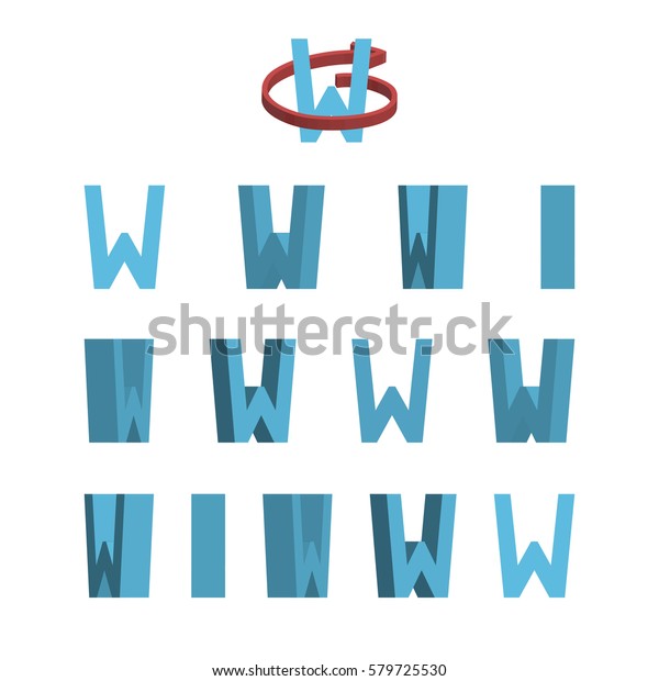 Sheet Sprites Rotation Cartoon 3d Letter: Vector có sẵn (miễn phí bản ...