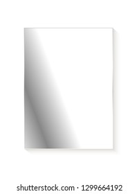 Sheet White Gradient Shadow Stock Vector (Royalty Free) 1299664198