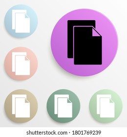 Stack Sheets Paper Symbols Icons 스톡 벡터(로열티 프리) 256775974 | Shutterstock