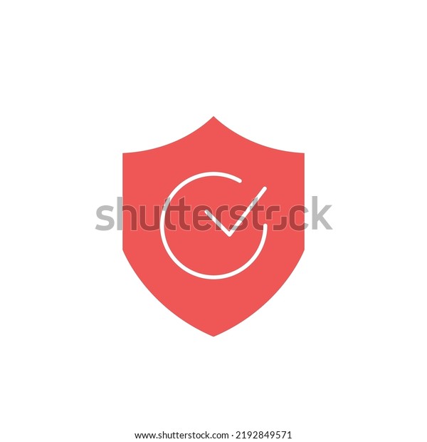 Sheild Check Mark Icons Symbol Vector Stock Vector (Royalty Free ...