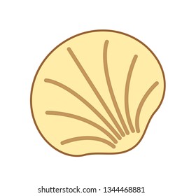 Shell Flat Illustration On White Stock Vector (Royalty Free) 1344468881 ...