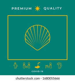 Shell Line Symbol Icon Logo Stock Vector (Royalty Free) 1680055666 ...