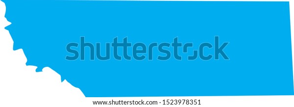 Sheridan County Map Wyoming State Stock Vector (Royalty Free ...