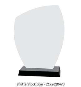 Shield Award Illustration Vector Mockup Stock Vector (Royalty Free ...