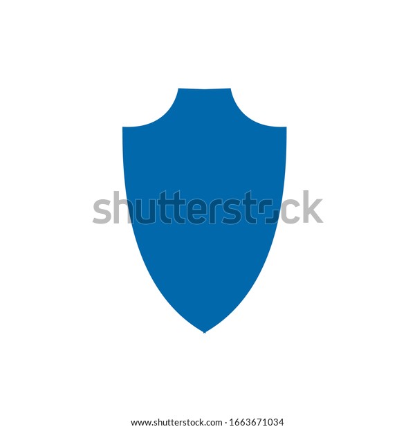 Shield Blue Logo Design Vector Template Stock Vector (Royalty Free ...