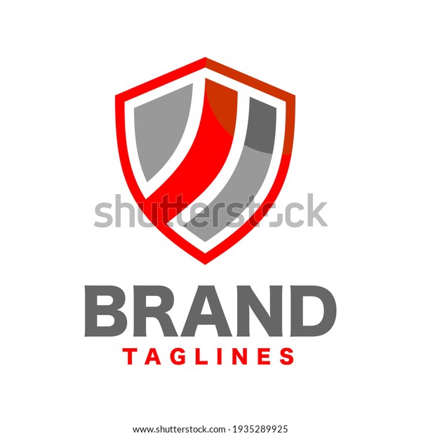 Shield Brand Logo Symbol Security Protection Stock Vector (Royalty Free ...