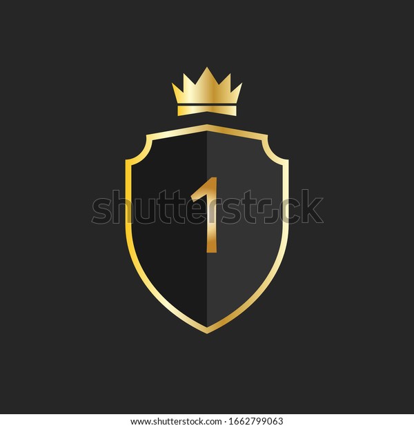 Shield Champion Illustration Champ Symbol Winner Stock Vector (Royalty ...