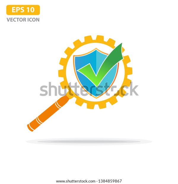 Shield Check Mark Badge Logo Inside Stock Vector (Royalty Free ...