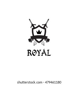 Shield Crest Logo Graphic Design Concept Stock Vector (Royalty Free ...