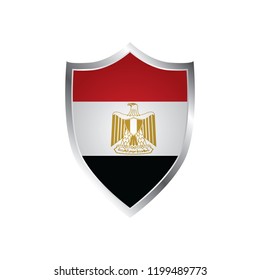 Shield Flag Egypt Vector Illustration Stock Vector (Royalty Free ...