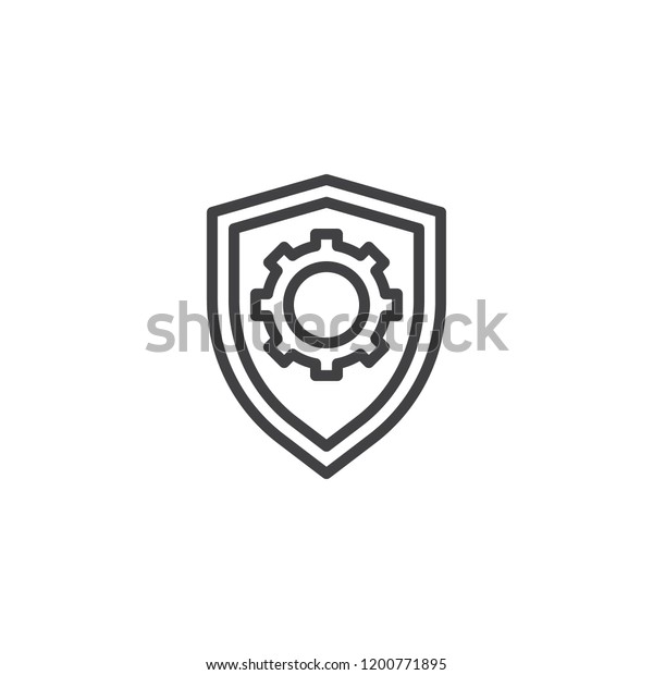 Shield gear icon : 12 695 images, photos et images vectorielles de ...