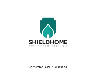 Shield Home Logo Shield Icon Vector Stock Vector (Royalty Free ...