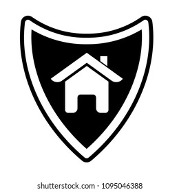Shield House Logo Concept Stock Vector (Royalty Free) 1095046367