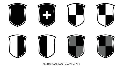 Shield simple outline.eps - Free Vector Download | VectorPortal
