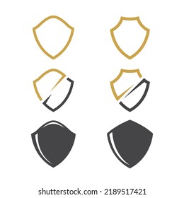 Shield Illustration Logo Vector Design Stock Vector (Royalty Free ...