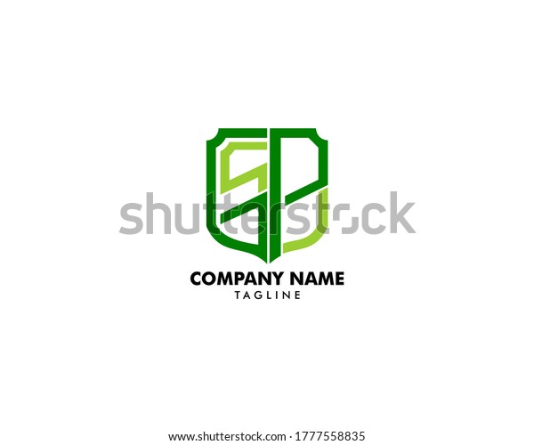 Shield Letter Gsp Logo Template Stock Vector (Royalty Free) 1777558835 ...