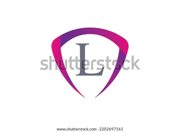 Shield Letter L Logo Design Vector Stock Vector (Royalty Free ...