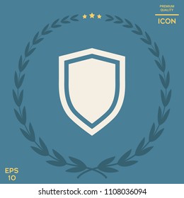 Shield Protection Icon Stock Vector (Royalty Free) 1108036094 ...
