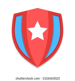 Shield Star Illustration Security Vector Stock Vector (Royalty Free ...