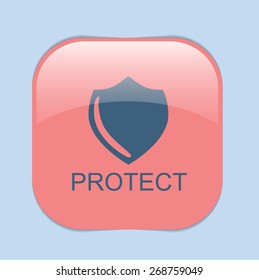 Shield Symbol Protection Shield Stock Vector (Royalty Free) 268759049 ...
