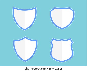 Shield Vector Illustrator Stock Vector (Royalty Free) 657401818 ...