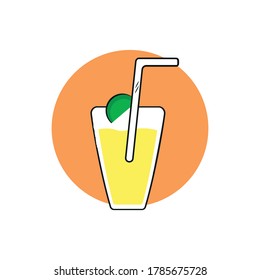 Shikuwasa Juice Logo Icon Vector Illustration Stock Vector (Royalty ...