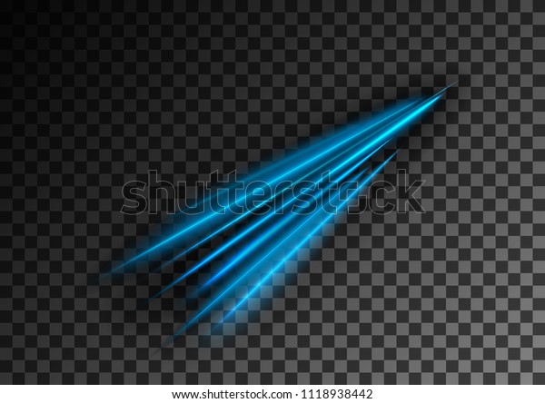 Shimmering Waves Light Effect Isolated On Stock Vector (Royalty Free ...