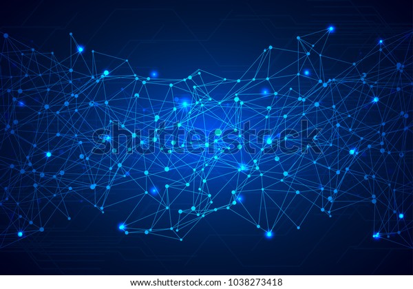 Shine Geometric Technology Background Stock Vector Stock Vector ...
