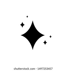 Shine Icon Clean Star Icon Vector Stock Vector (Royalty Free ...