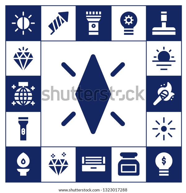 Shine Icon Set 17 Filled Shine Stock Vector (Royalty Free) 1323017288 ...