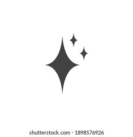 Shine Icon Vector On White Background Stock Vector (Royalty Free ...