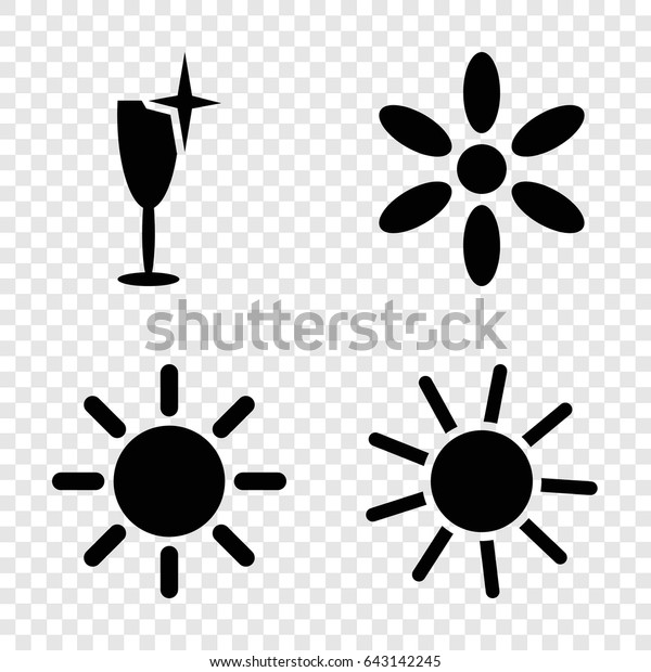 Shine Icons Set Set 4 Shine Stock Vector (Royalty Free) 643142245 ...