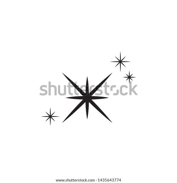 Shine Sparkle Icon Vector Clean Star: เวกเตอร์สต็อก (ปลอดค่าลิขสิทธิ์ ...