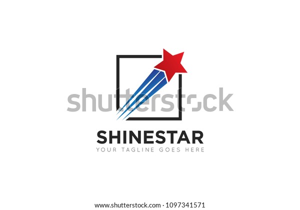 Shine Star Logo Icon Design Template Stock Vector (Royalty Free) 1097341571