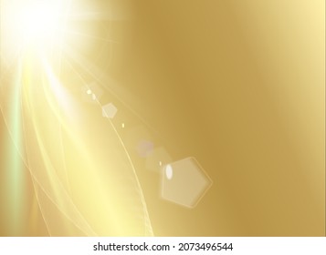 Shining Gold Flow Vector Illustration Contains Stock Vector (Royalty ...