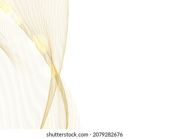Shining Gold Flow Vector Illustration Contains Stock Vector (Royalty ...