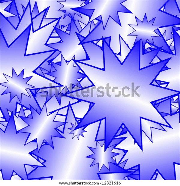 Shiny Blue Stars Background Stock Vector (Royalty Free) 12321616 ...