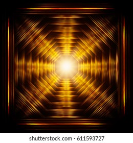 Shiny Border Frame Retro Background Vector Stock Vector (Royalty Free ...