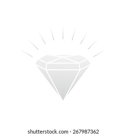 Shiny Diamond Stock Vector (Royalty Free) 267987362 | Shutterstock