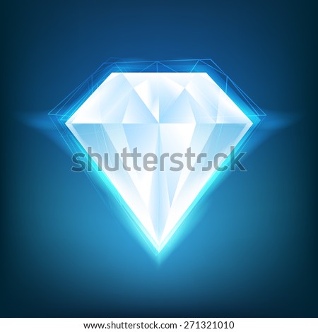 Shiny Diamond Background Flyer Brochure Booklet Stock Vector (Royalty ...