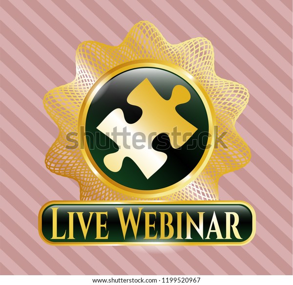 Shiny Emblem Jigsaw Puzzle Piece Icon Stock Vector (Royalty Free ...